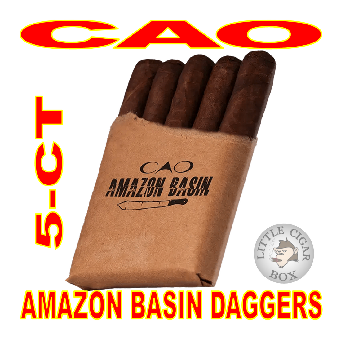 CAO AMAZON BASIN DAGGERS CIGARS – www.LittleCigarBox.com