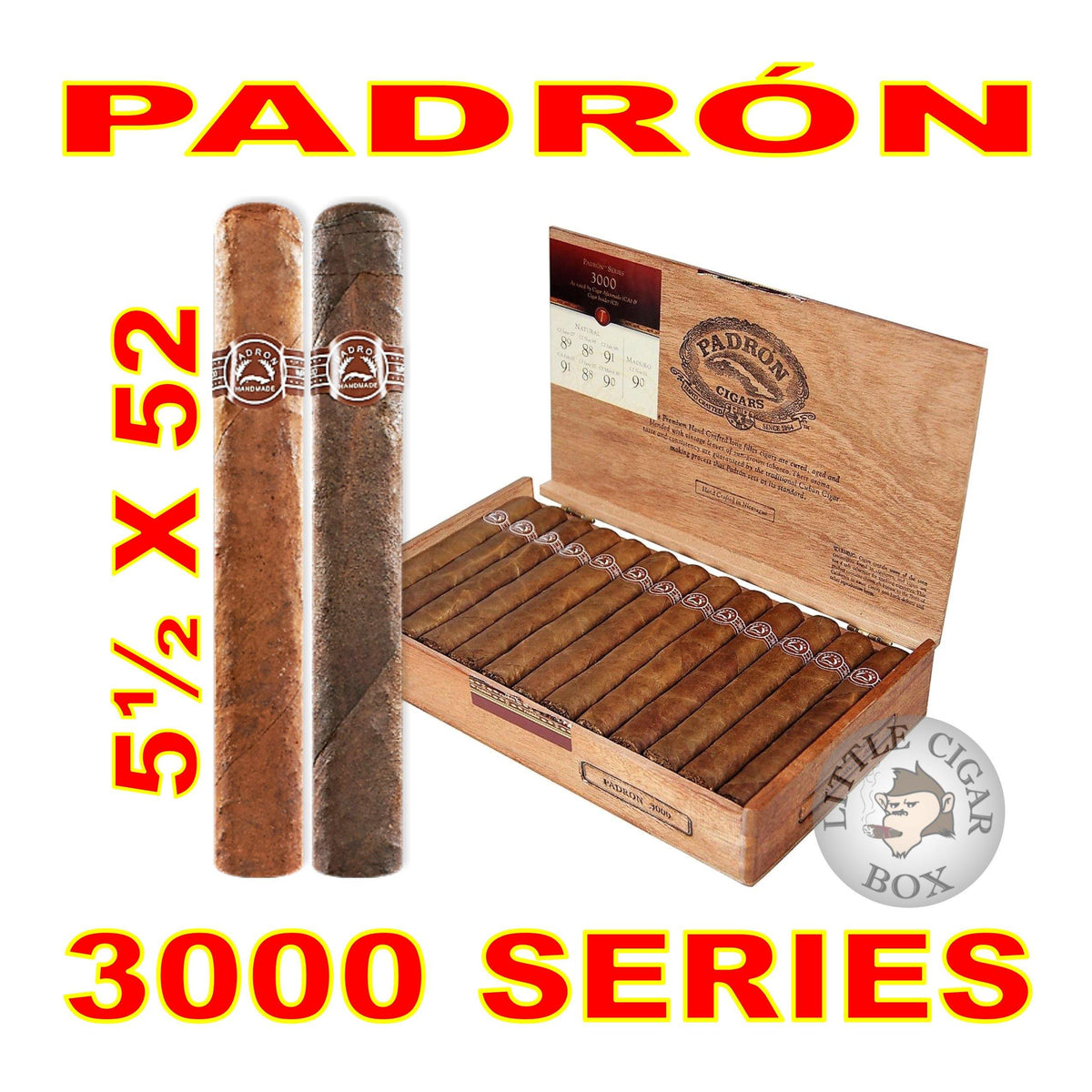 PADRON 3000 SERIES MADURO – www.LittleCigarBox.com