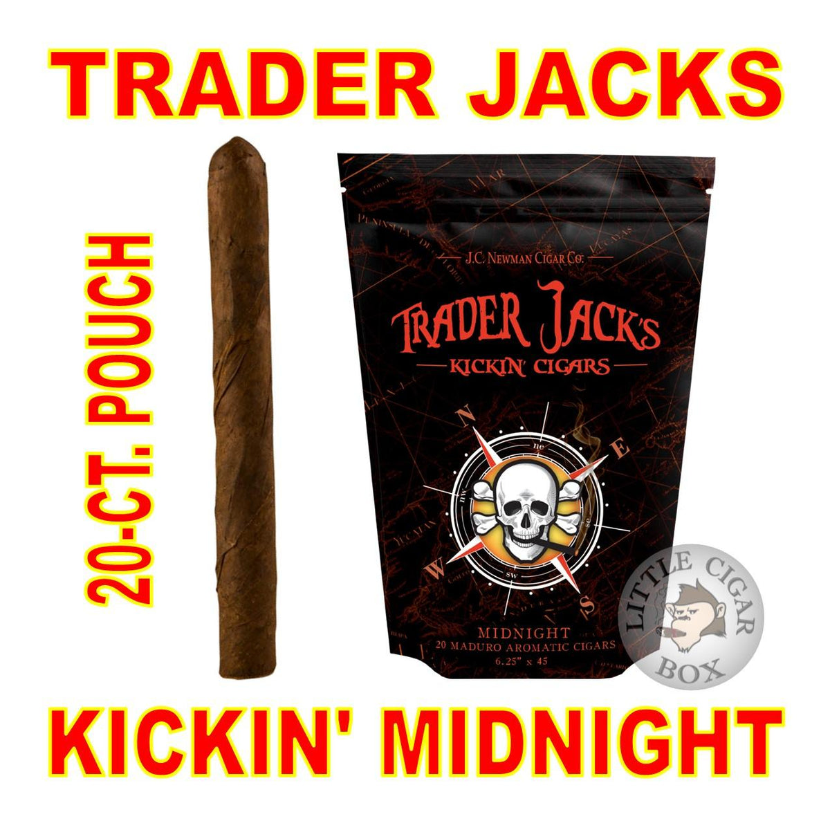 TRADER JACKS KICKIN CIGARS 20-CT POUCH – www.LittleCigarBox.com
